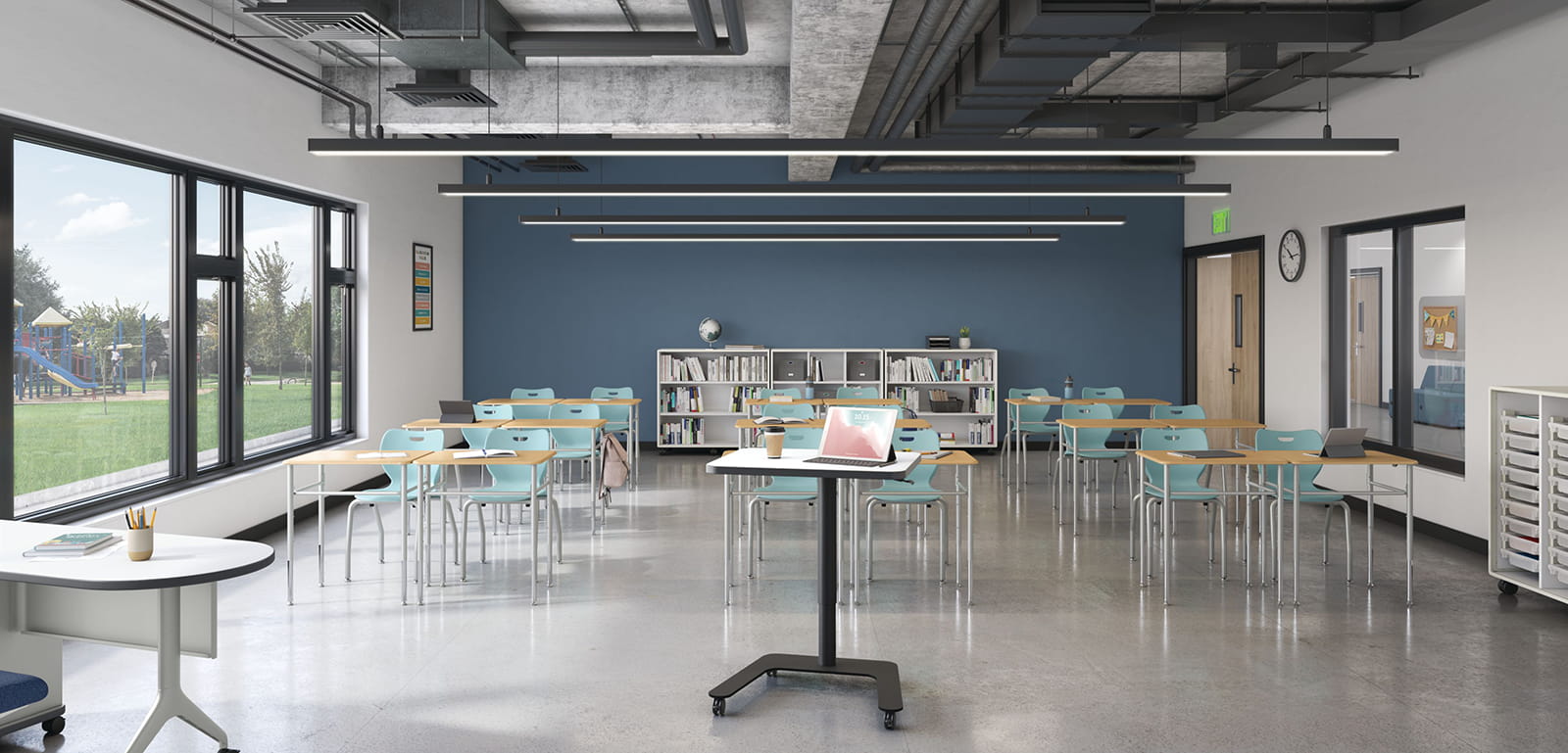 Modern College Classroom Furniture